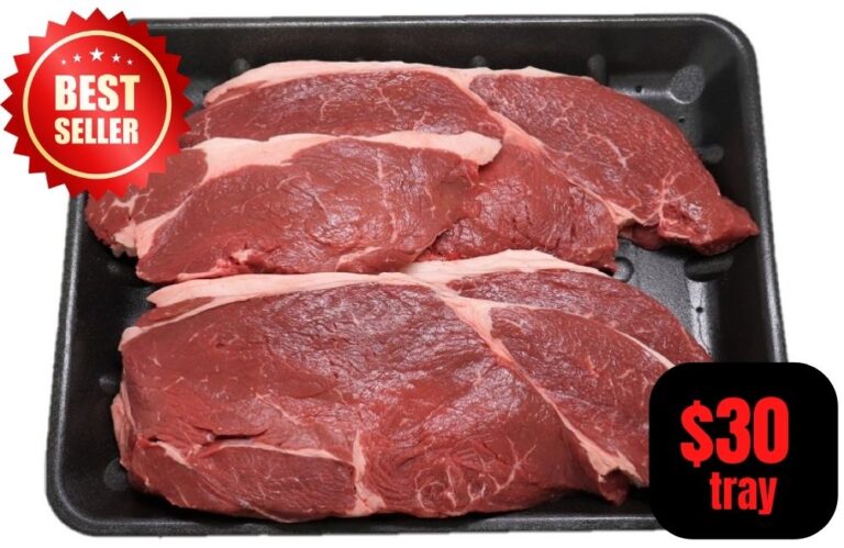 Black Angus Rump Steak Grass Fed Bulk Tray - Gold Coast Fresh Meat Centre